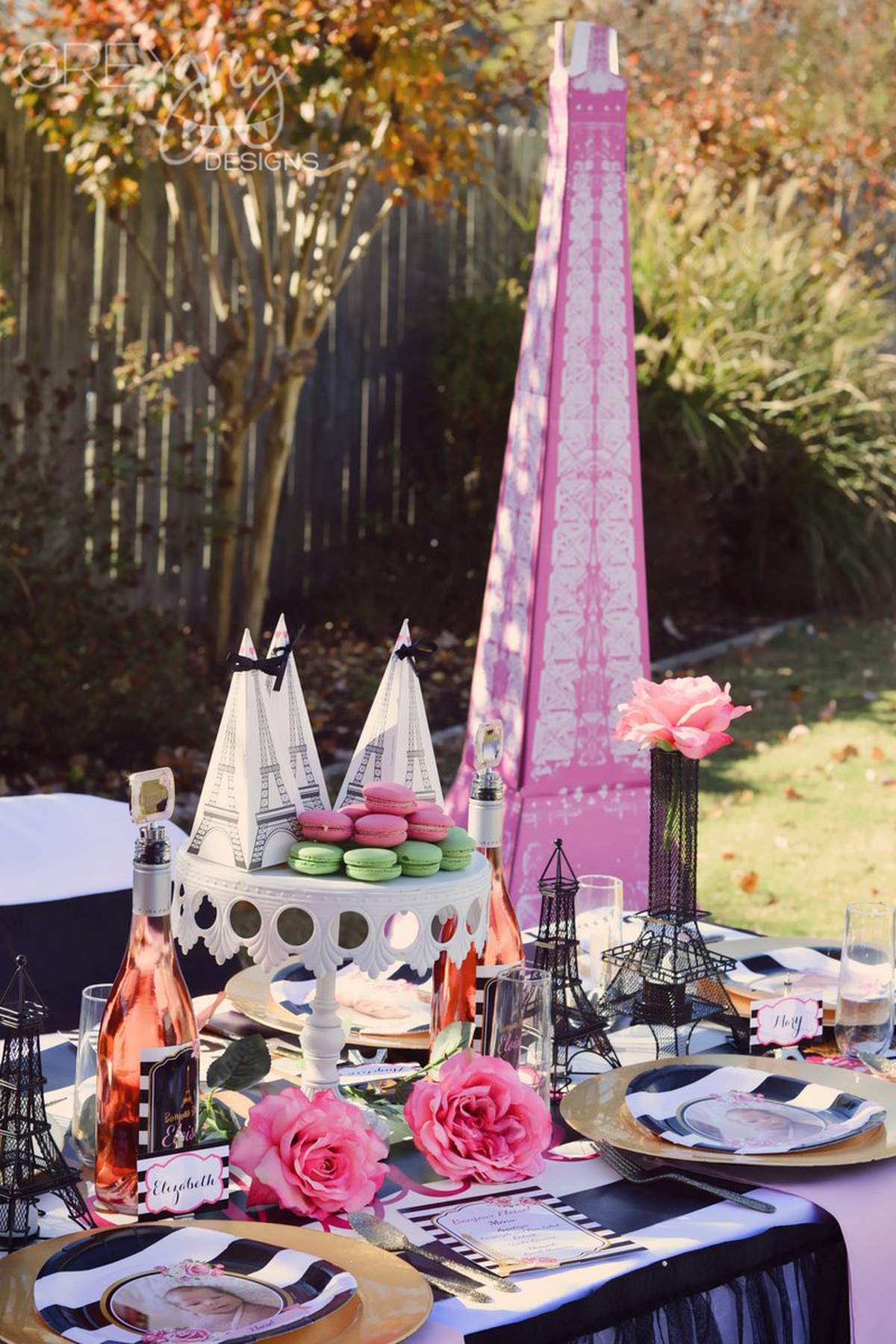 French / Parisian Baby Shower Party Ideas | Photo 1 of 53 | Catch My Party