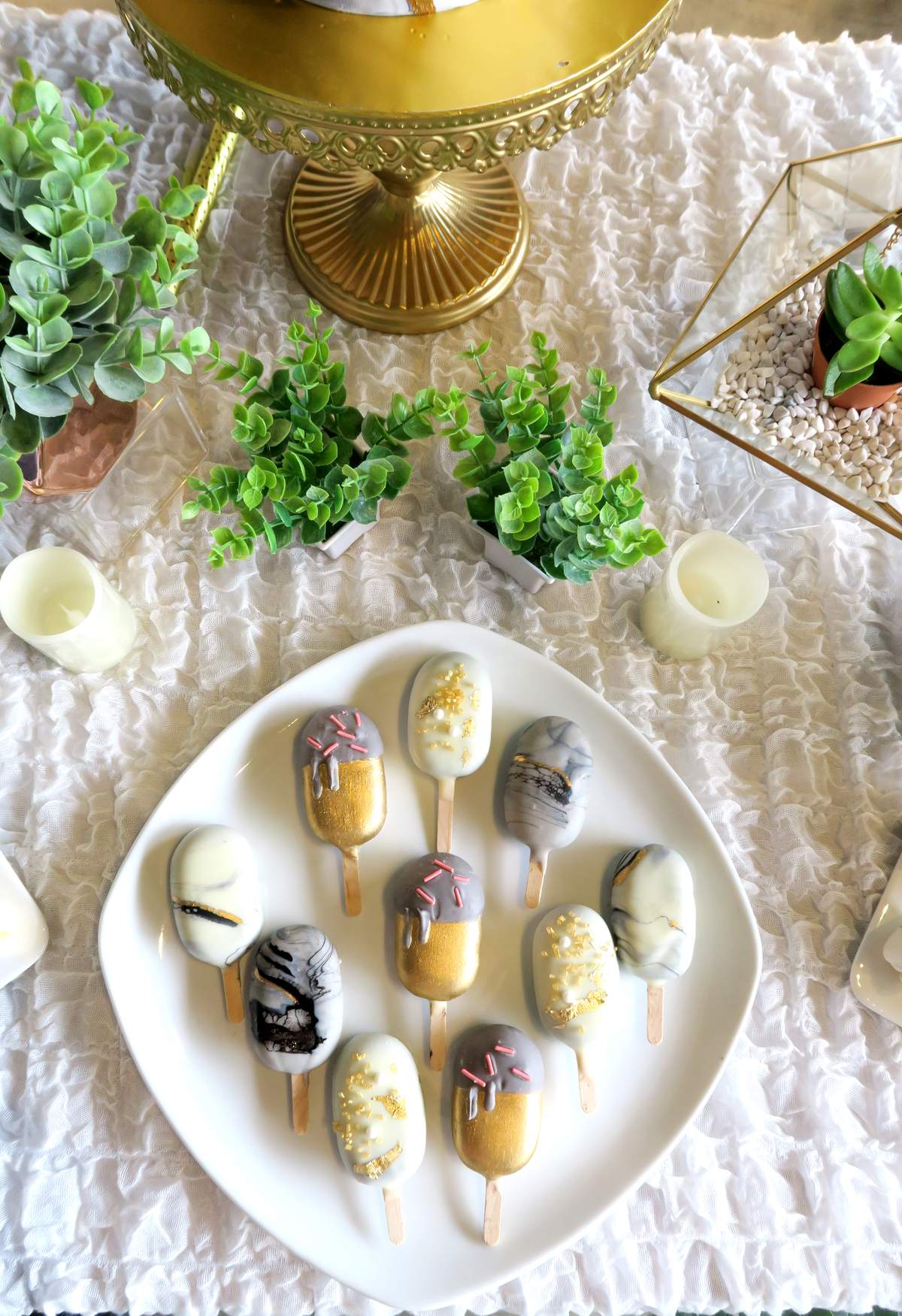 Marble Theme Birthday Party Ideas | Photo 2 of 18 | Catch My Party