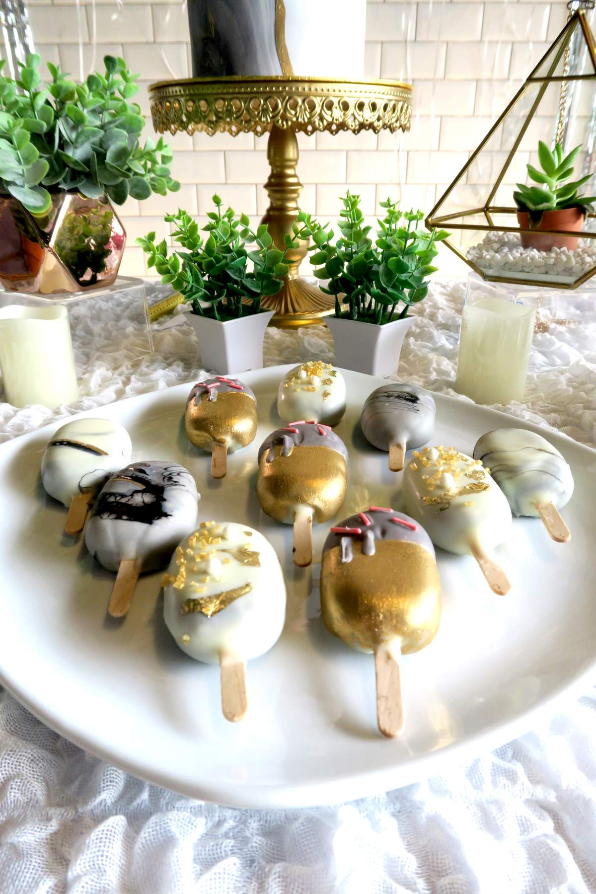 Marble Theme Birthday Party Ideas | Photo 2 of 18 | Catch My Party