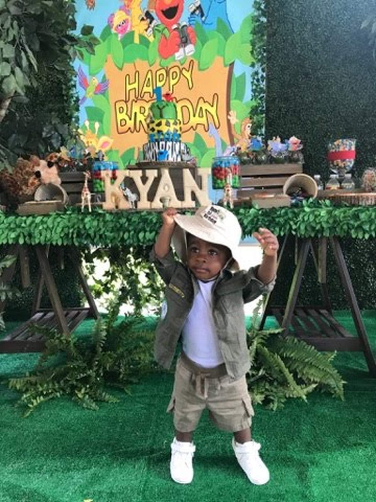 Elmo/Sesame Street Safari Birthday Party Ideas | Photo 9 of 24 | Catch ...