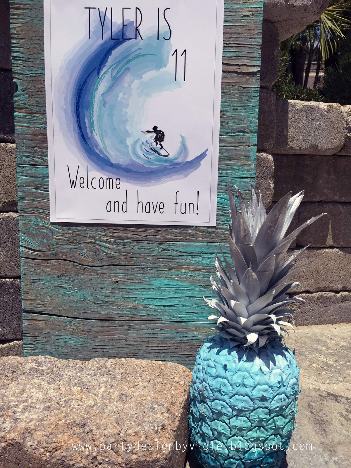 Surf theme birthday party / Summer "Surf Birthday party" | Catch My Party