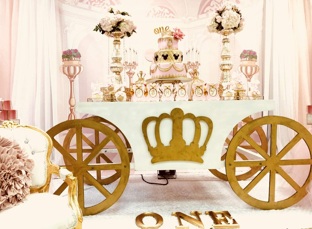 Minnie Mouse Royal Princess Birthday Party Ideas | Photo 9 of 26 ...