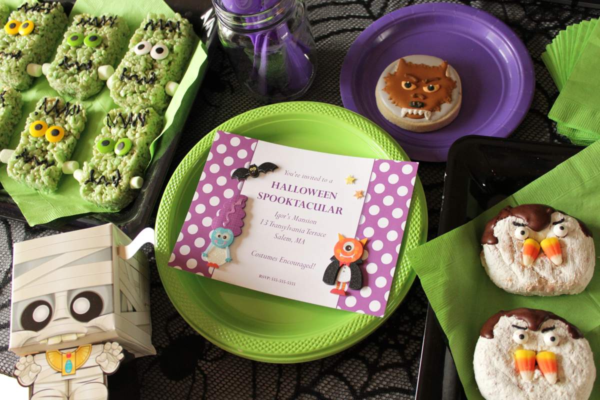 Monster Mash Halloween Party Ideas | Photo 1 of 20 | Catch My Party