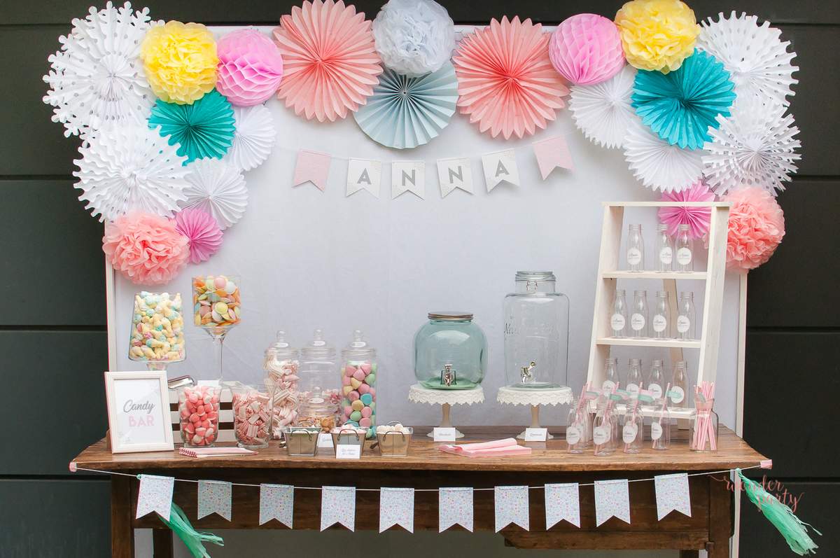 Garden Birthday Party Ideas | Photo 2 of 21 | Catch My Party