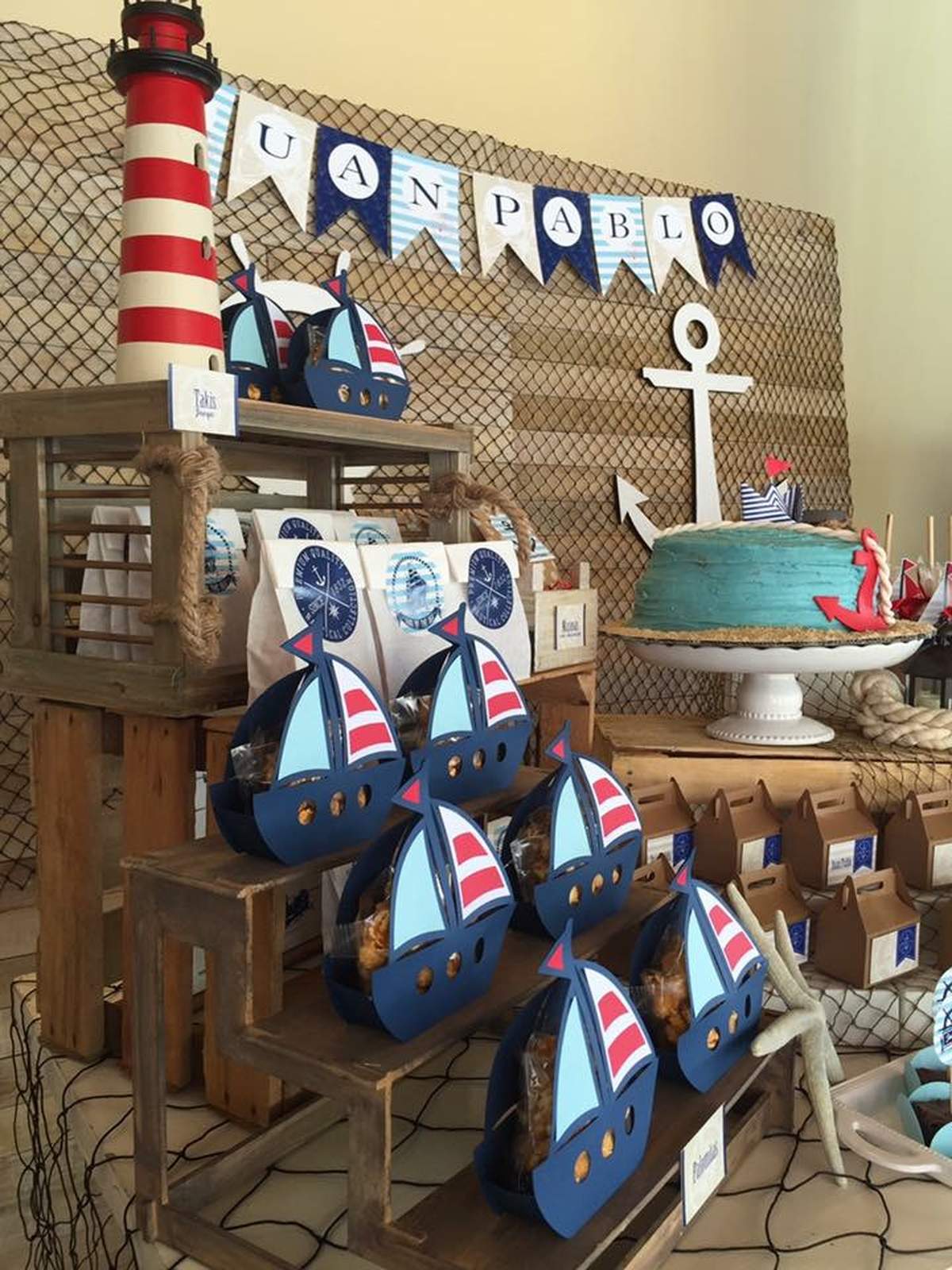 NAUTICAL Birthday Party Ideas | Photo 1 of 32 | Catch My Party