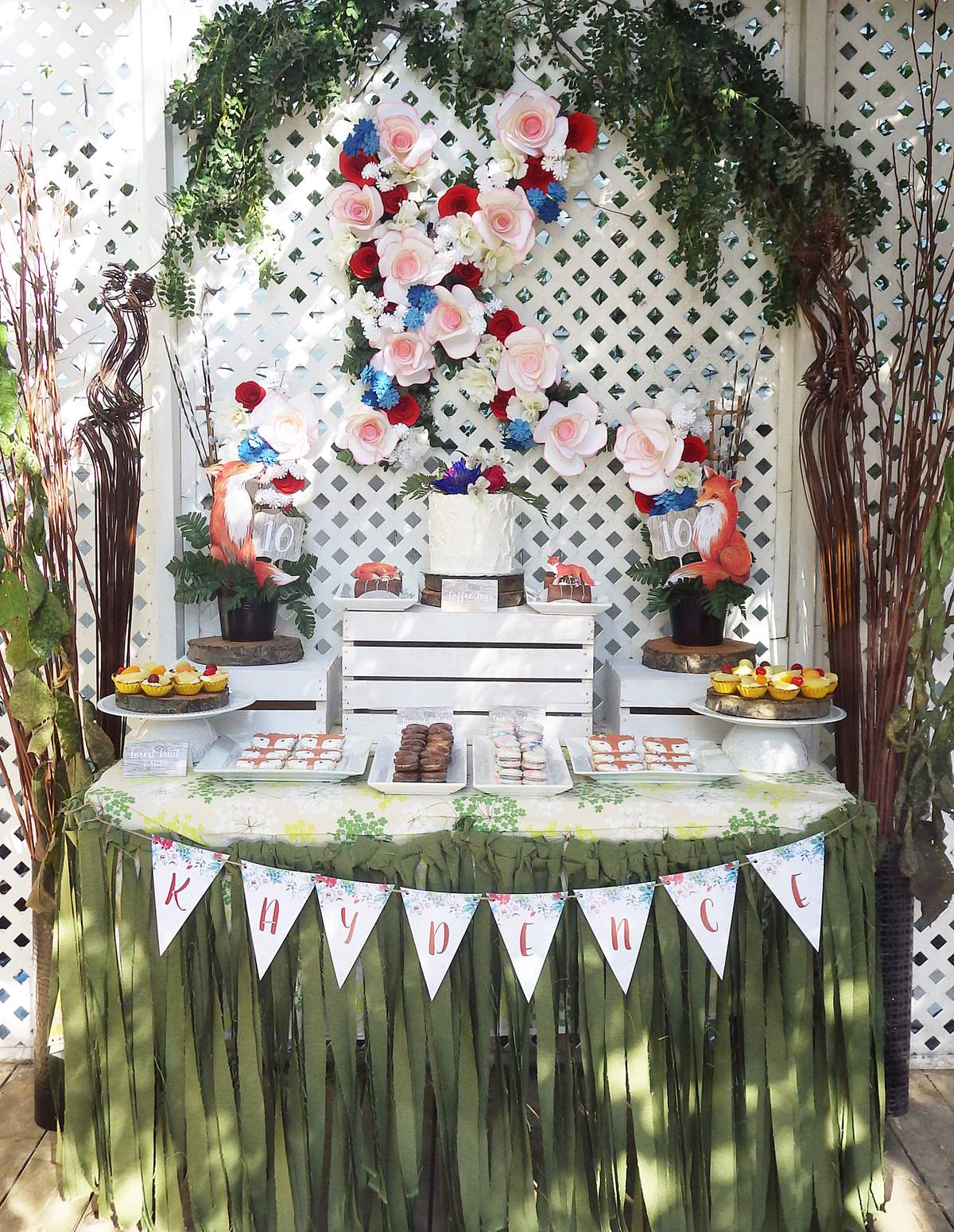 Woodland / Birthday "Kaydence's 10th Foxy Garden Party!" | Catch My Party
