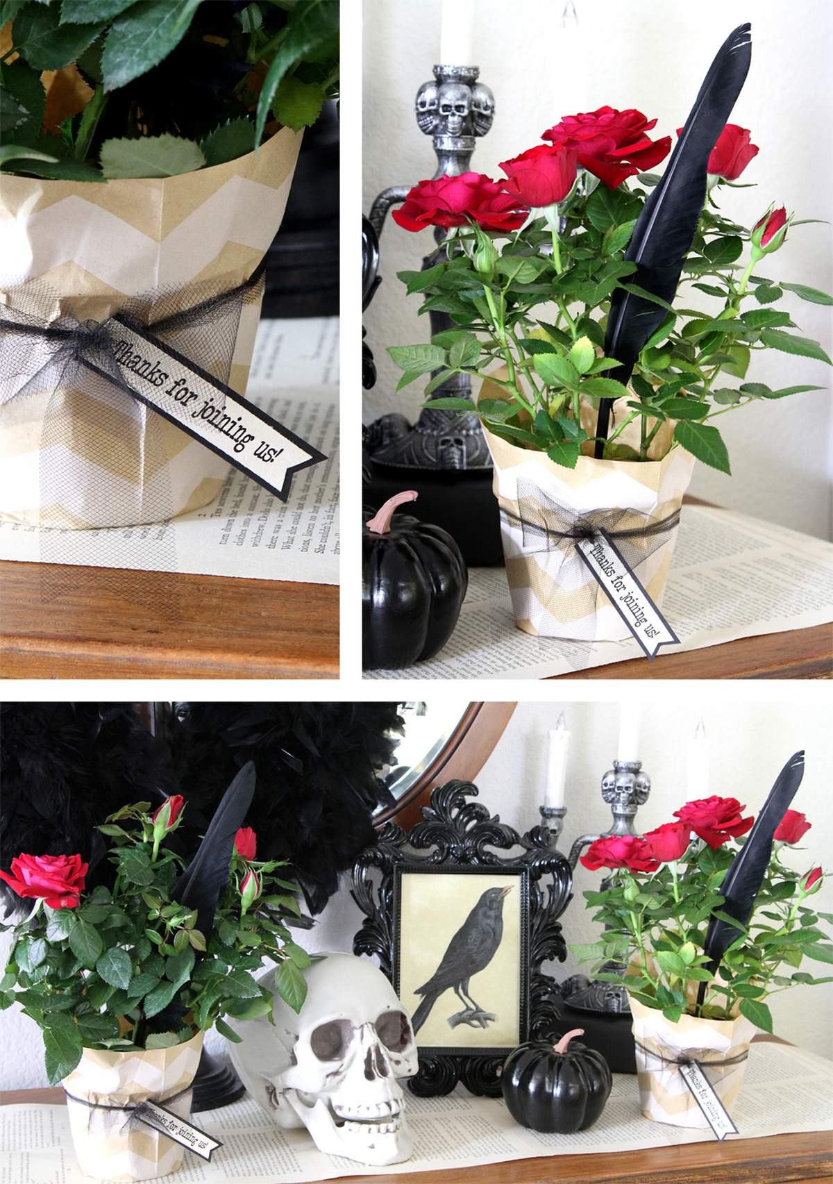 Edgar Allen Poe Halloween Party Ideas | Photo 1 of 10 | Catch My Party