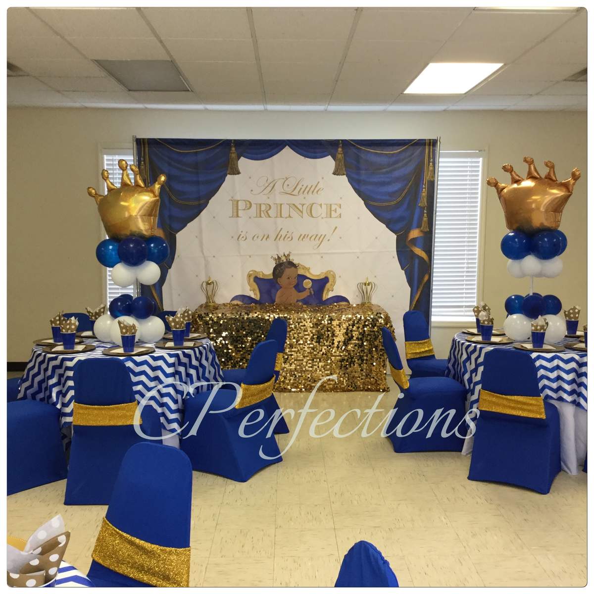 Royal Prince Baby Shower Party Ideas | Photo 2 of 7 | Catch My Party