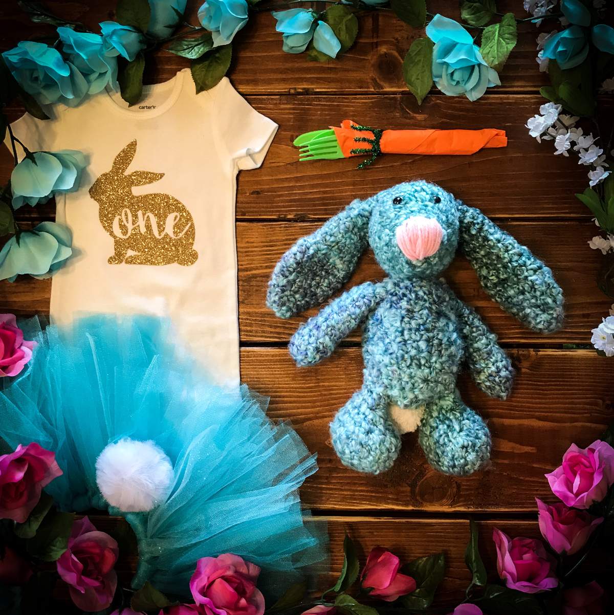 Blue Bunny Birthday Party Ideas | Photo 13 of 28 | Catch My Party