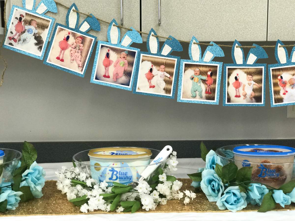 Blue Bunny Birthday Party Ideas | Photo 20 of 28 | Catch My Party