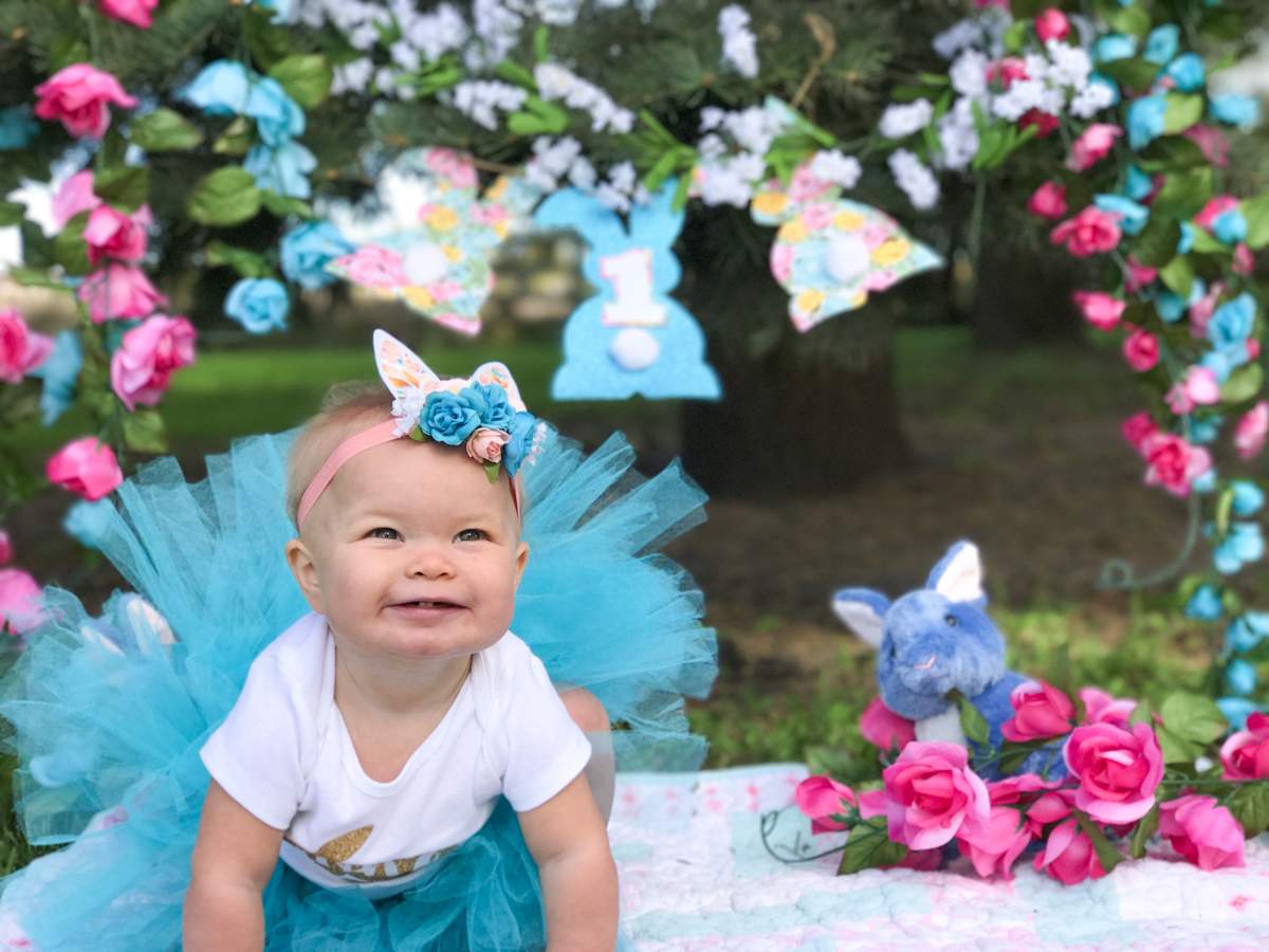 Blue Bunny Birthday Party Ideas | Photo 13 of 28 | Catch My Party