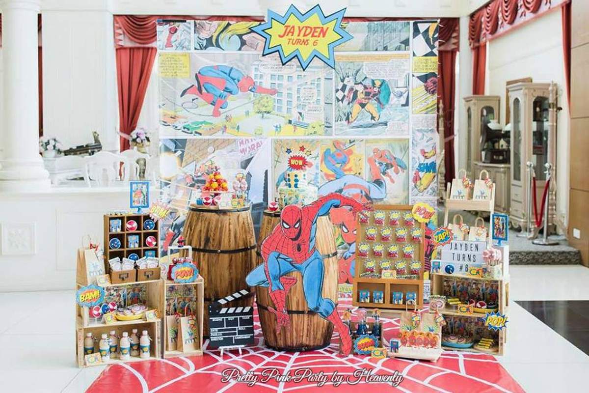 Spiderman Birthday Party Ideas | Photo 1 of 20 | Catch My Party