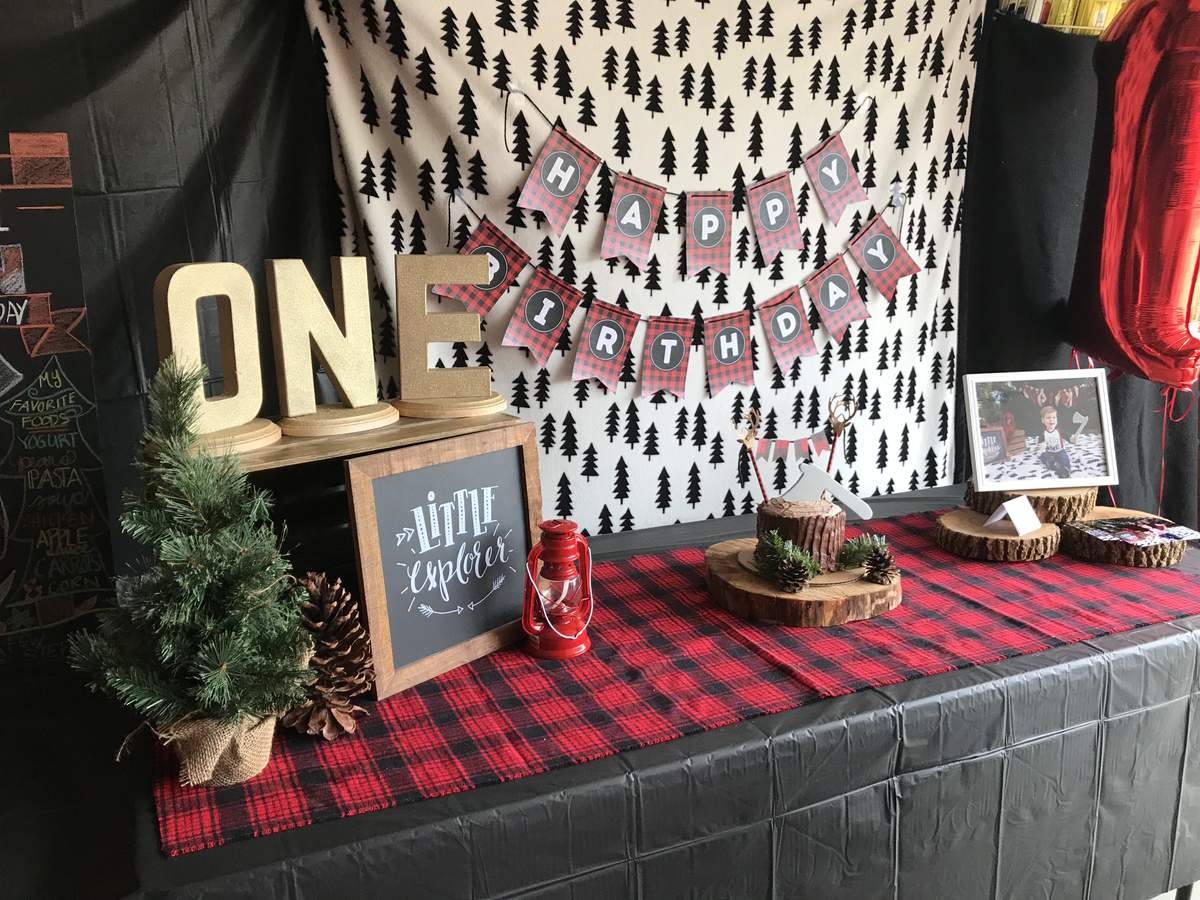 Lumberjack Birthday Party Ideas | Photo 1 of 23 | Catch My Party