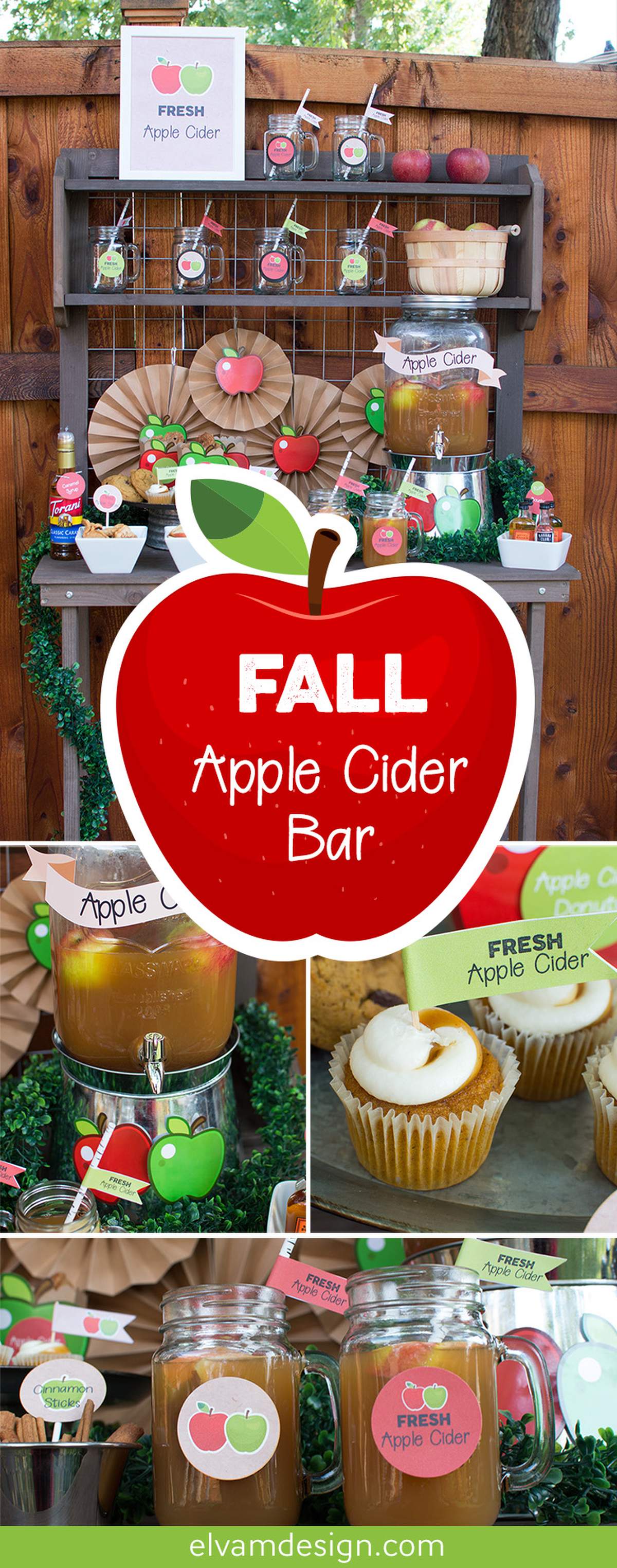 Apple Cider Bar Thanksgiving/Fall Party Ideas | Photo 9 of 21 | Catch ...