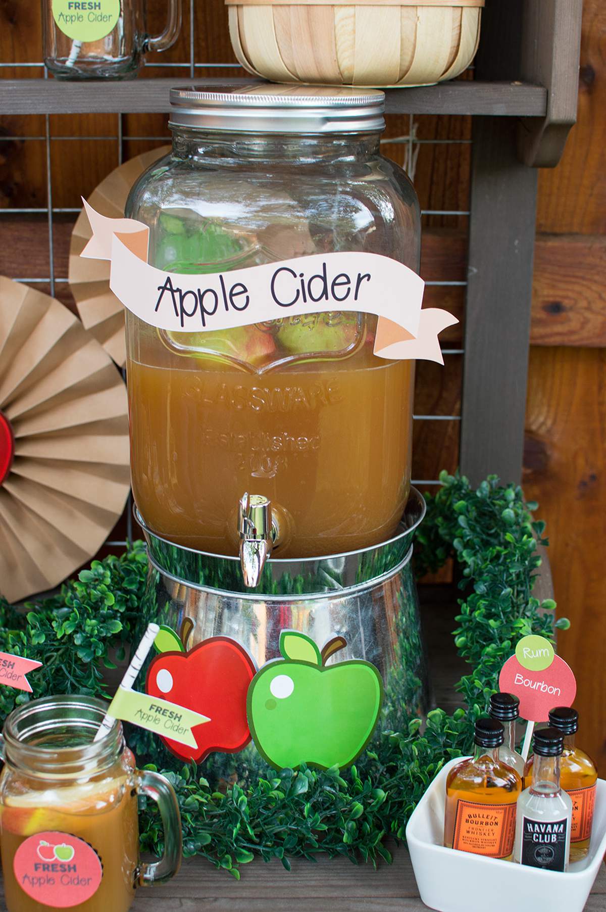 Apple Cider Bar Thanksgiving/Fall Party Ideas | Photo 2 of 21 | Catch ...