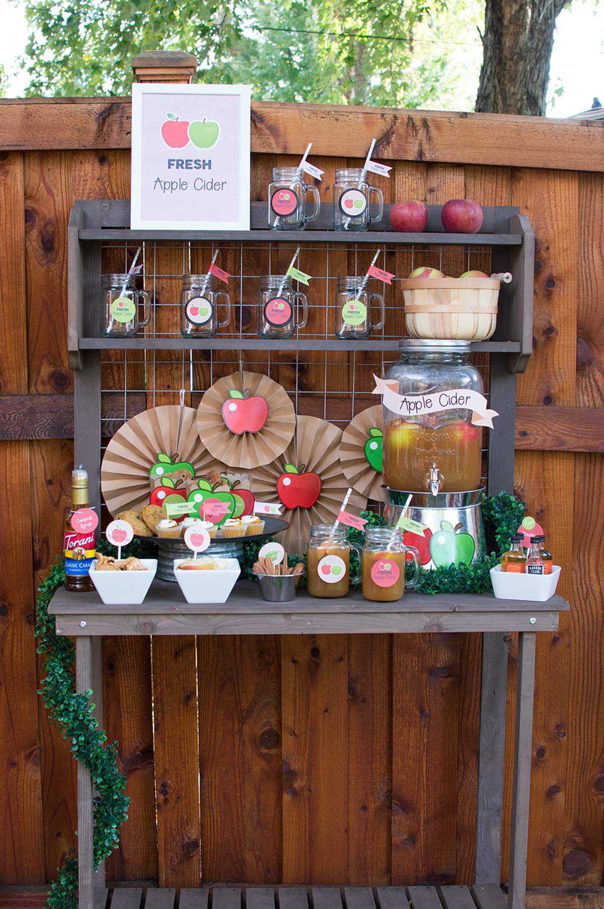 Apple Cider Bar Thanksgiving/Fall Party Ideas | Photo 9 of 21 | Catch ...