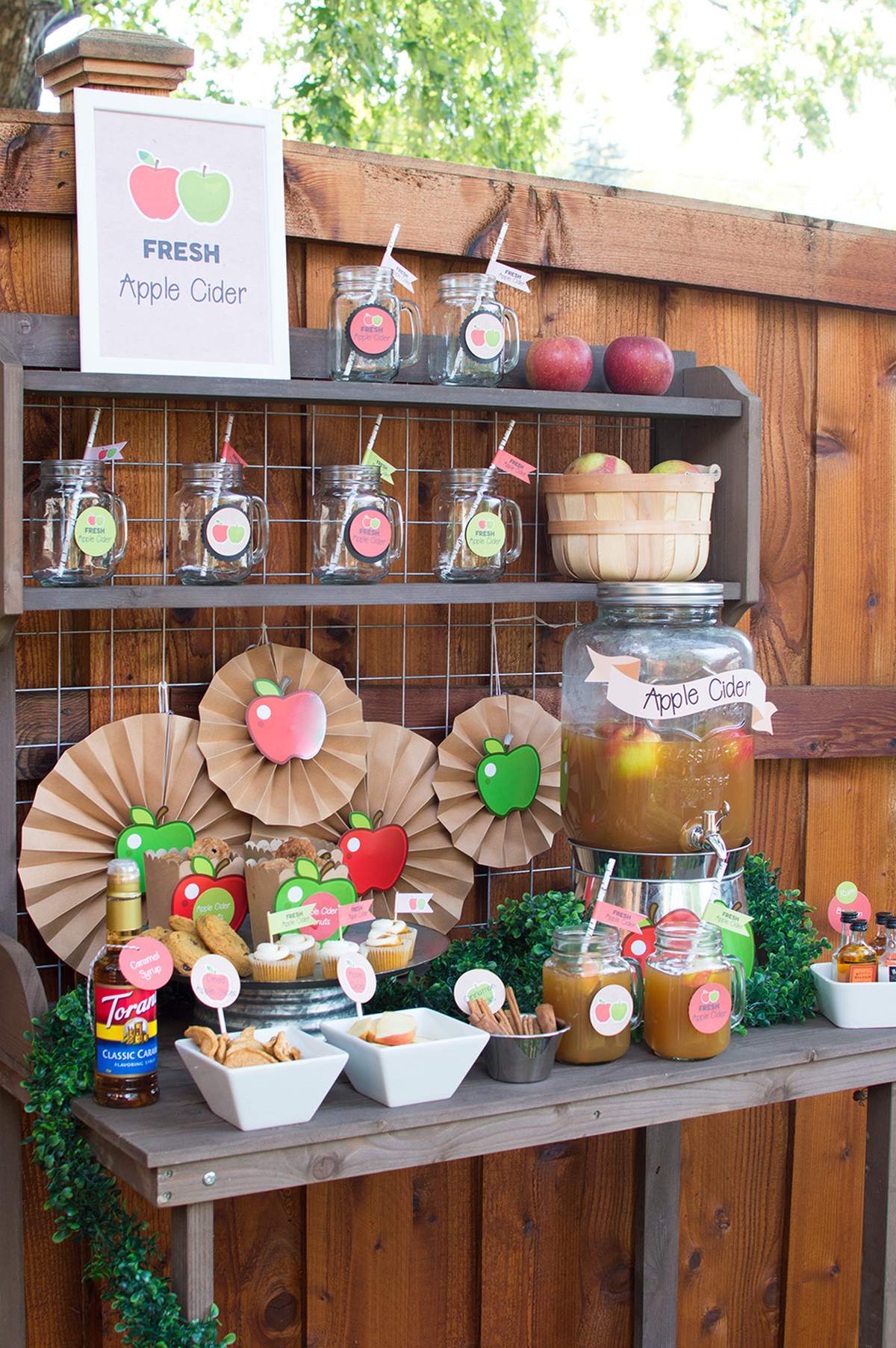 Apple Cider Bar Thanksgiving/Fall Party Ideas | Photo 18 of 21 | Catch ...