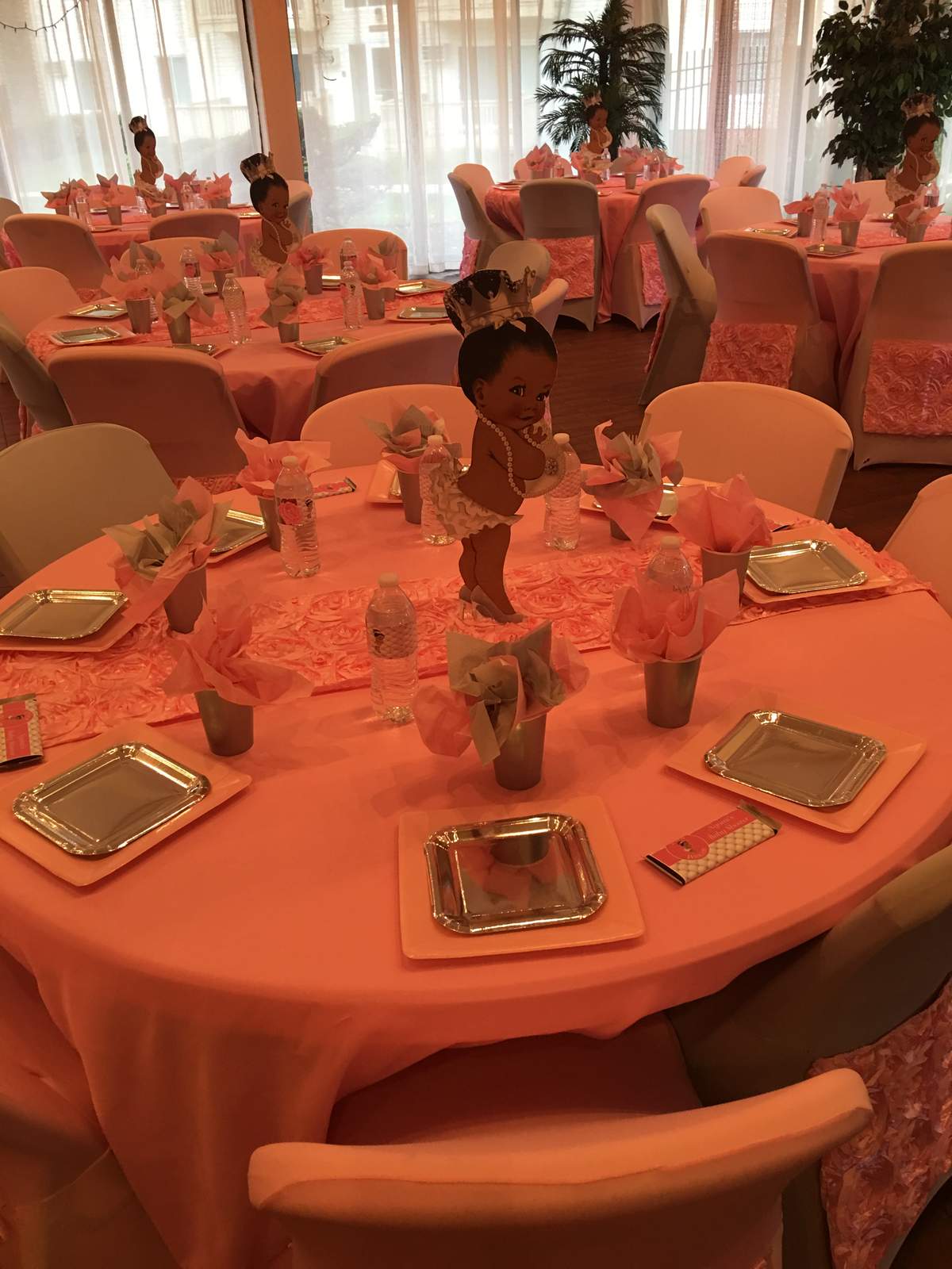 Pink pearls and bling Baby Shower Party Ideas | Photo 6 of 6 | Catch My ...