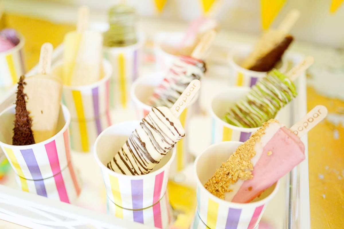 Ice Cream Pop Bar Summer Party Ideas | Photo 1 of 49 | Catch My Party