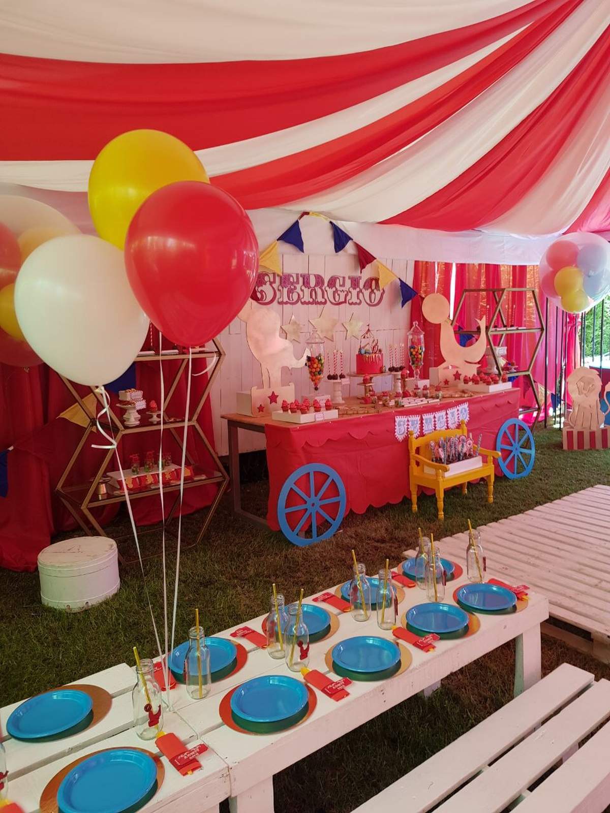 Circus Party Birthday Party Ideas | Photo 10 of 22 | Catch My Party