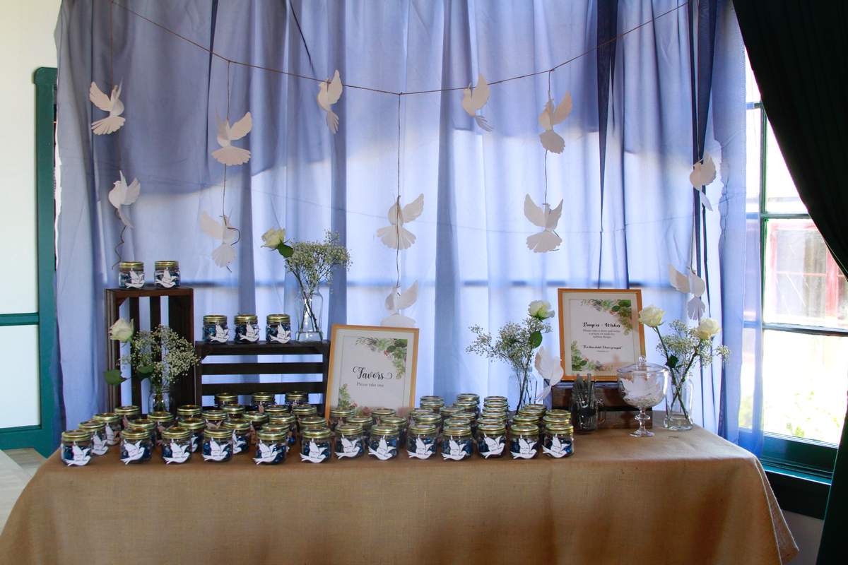 Rustic Baptism Party Ideas | Photo 2 of 11 | Catch My Party