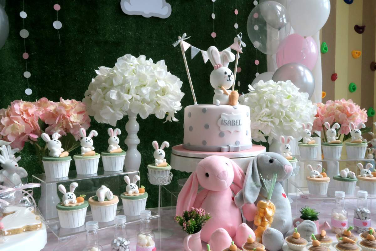 Rabbit Theme Birthday Party Ideas | Photo 1 of 21 | Catch My Party