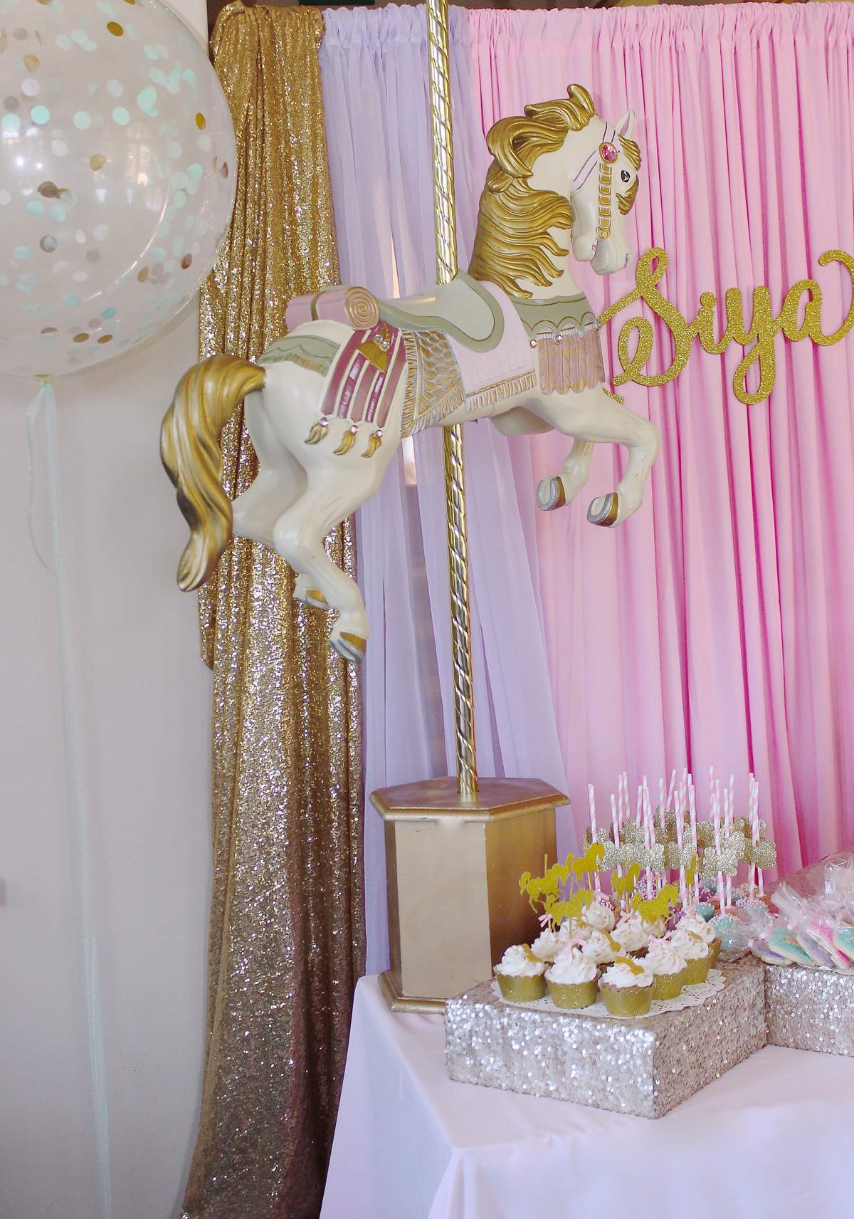 Carousel Birthday Party Ideas | Photo 1 of 10 | Catch My Party