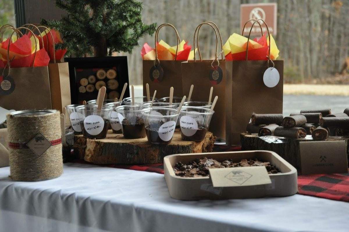 Lumberjack Birthday Party Ideas | Photo 10 of 29 | Catch My Party