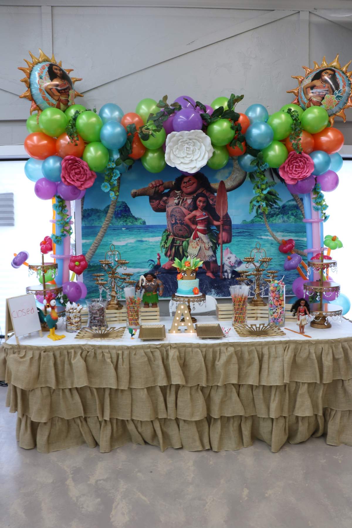 Moana Birthday Party Ideas | Photo 9 of 37 | Catch My Party
