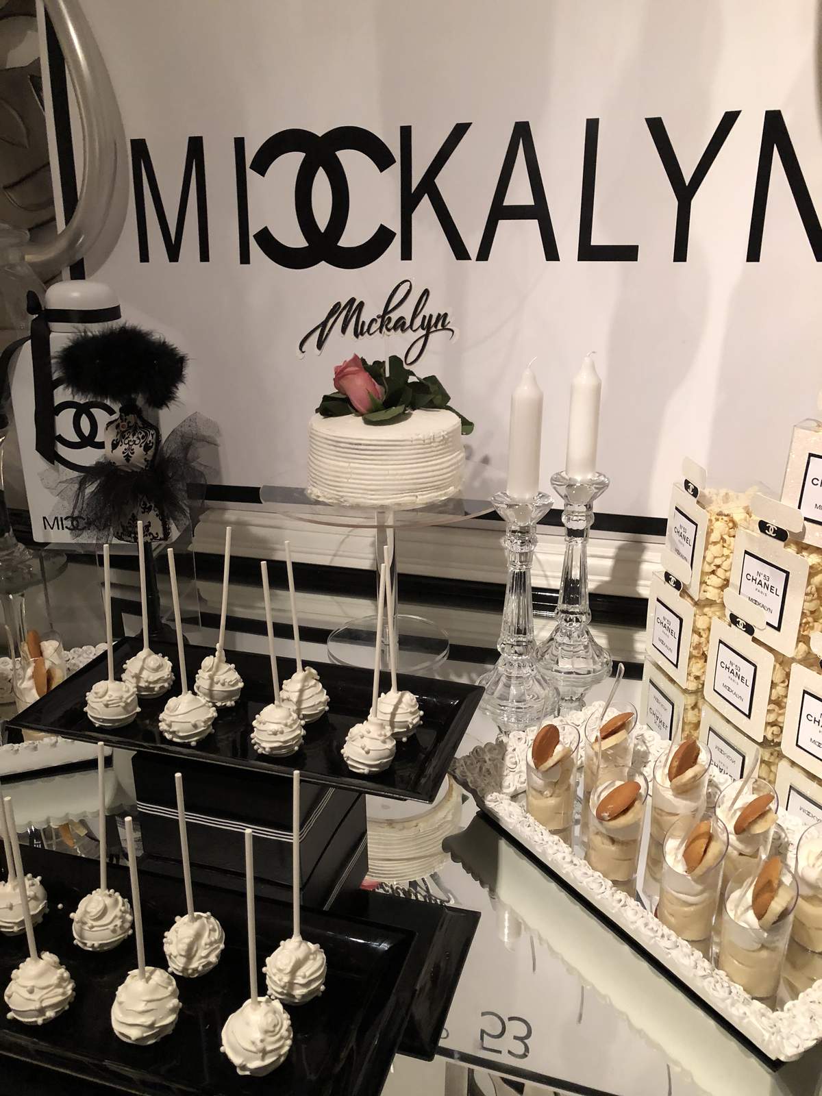 Chanel Birthday Party Ideas | Photo 1 of 20 | Catch My Party