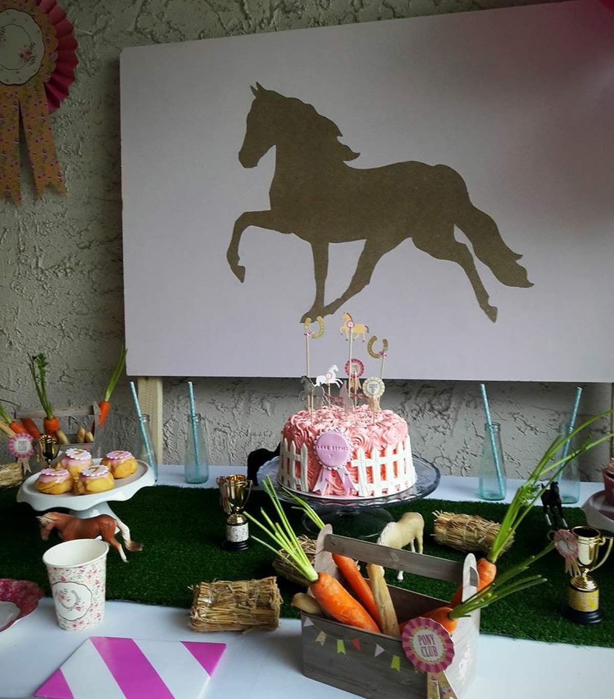PONY PARTY Birthday Party Ideas | Photo 1 of 4 | Catch My Party