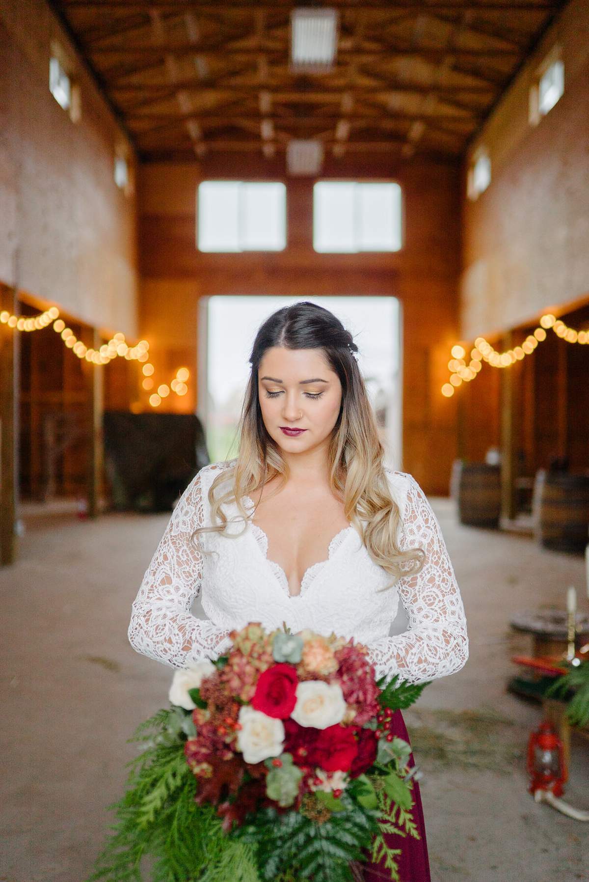 Winter Barn Wedding Party Ideas | Photo 1 of 26 | Catch My Party