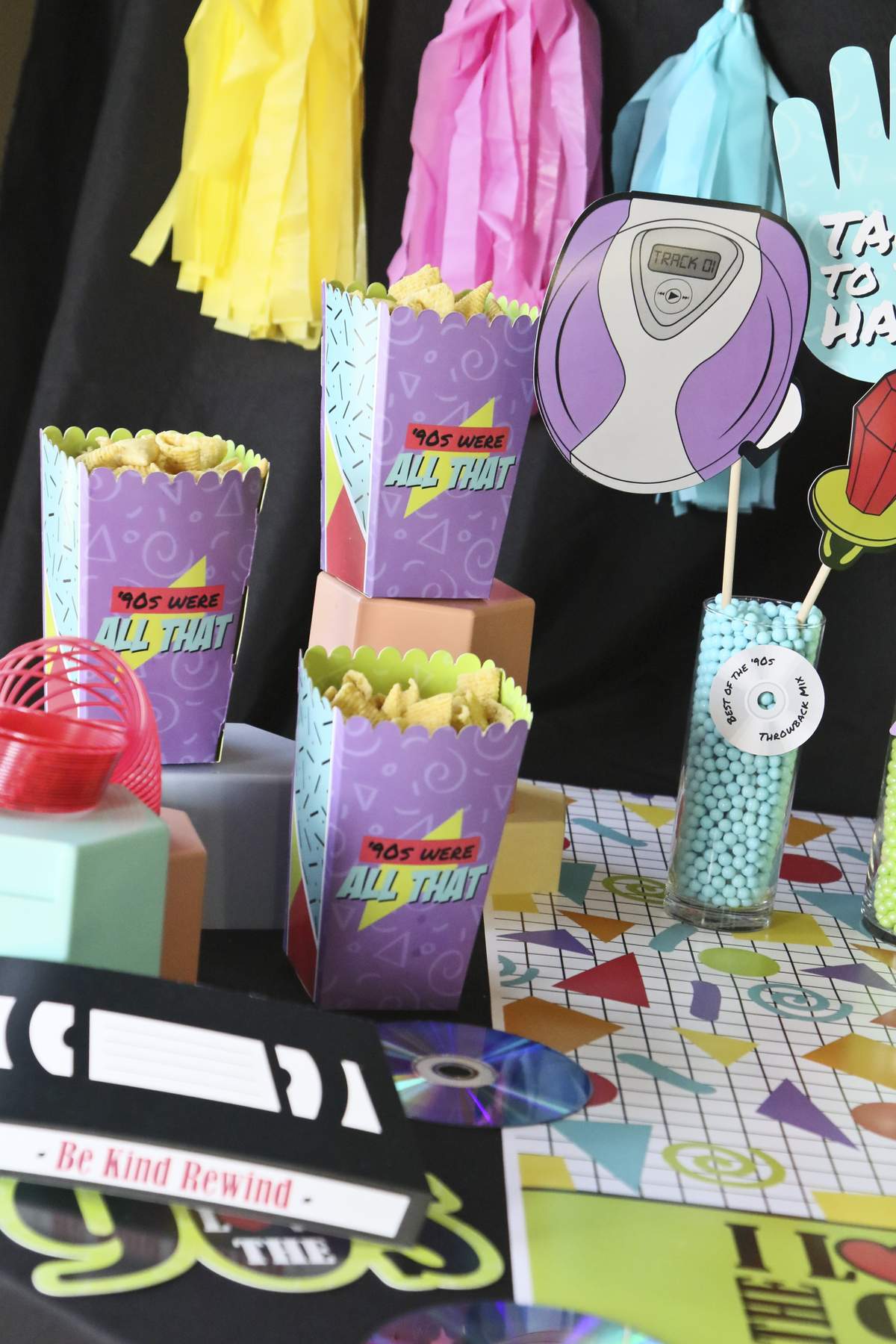 1990s Throwback Birthday Party Ideas | Photo 1 of 12 | Catch My Party