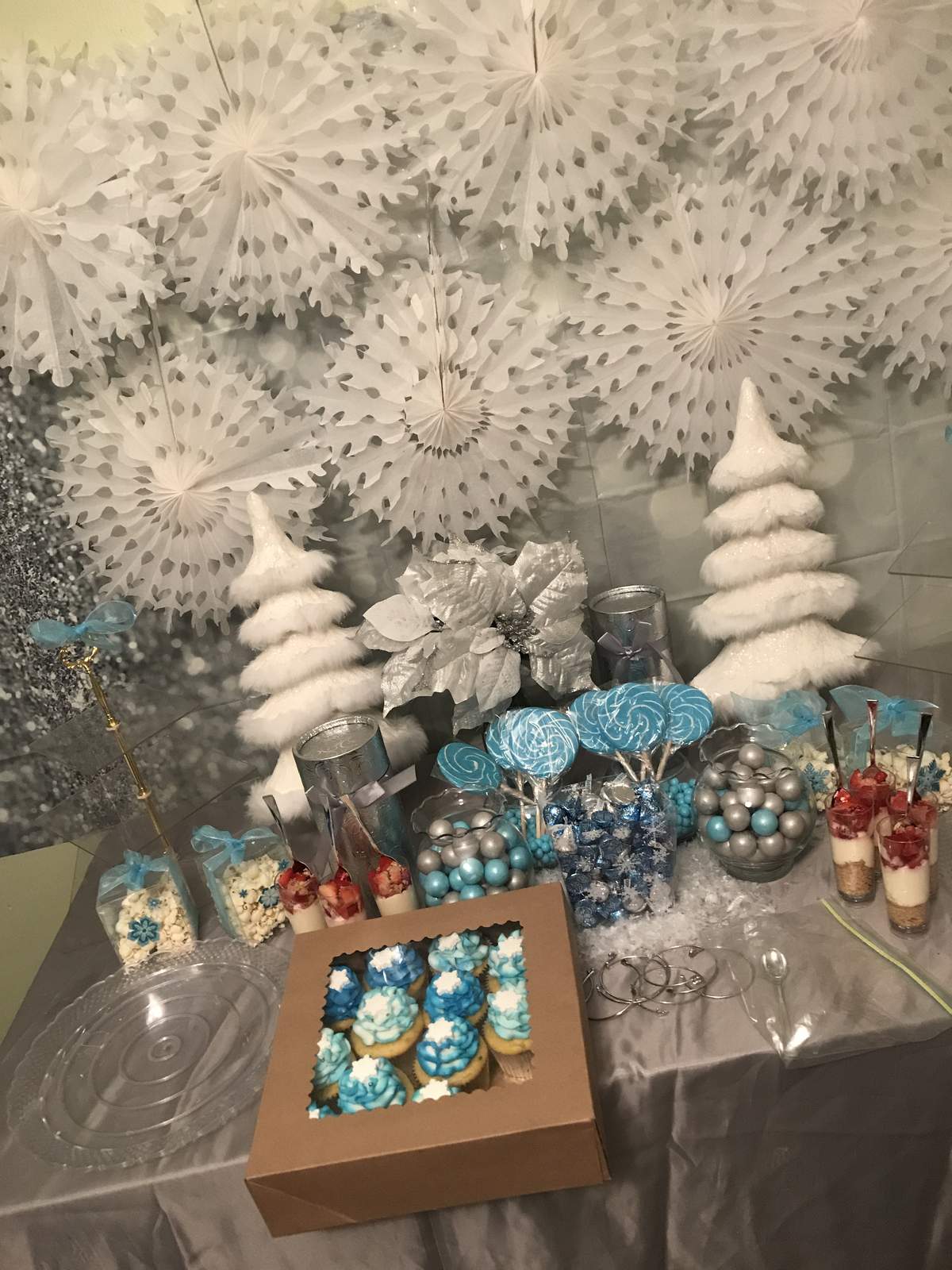 Winter Wonderland Graduation/End of School Party Ideas | Photo 8 of 23 ...