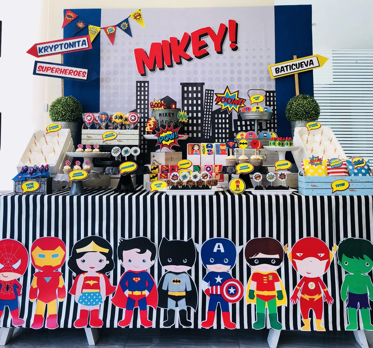 Superheroes Birthday Party Ideas | Photo 1 of 27 | Catch My Party