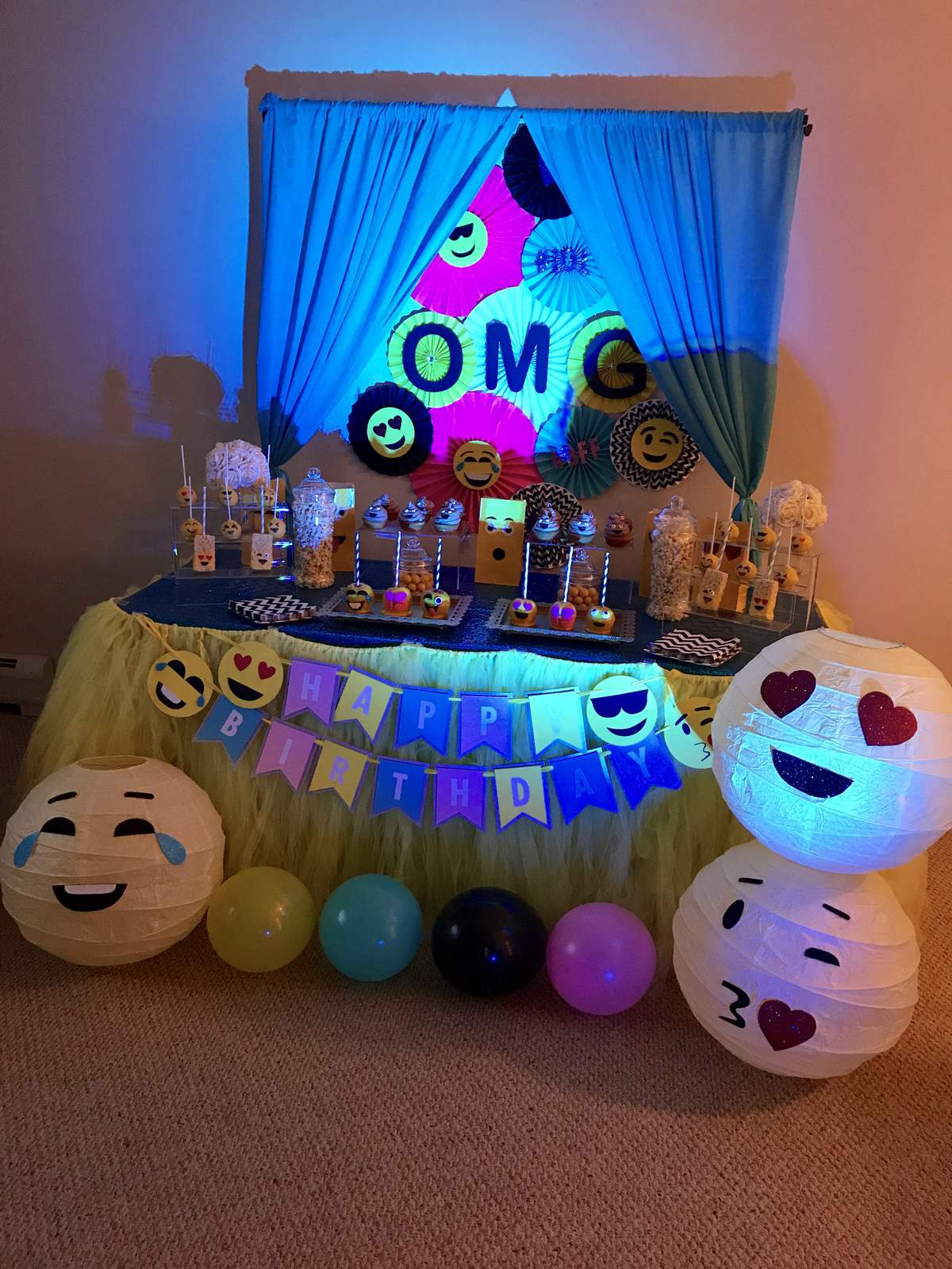 Emoji Birthday Party Ideas | Photo 1 of 26 | Catch My Party