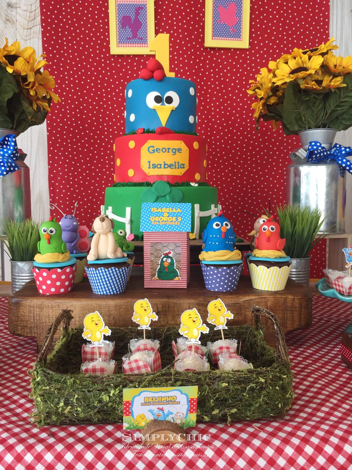 Lottie Dottie Chicken Birthday Party Ideas | Photo 1 of 20 | Catch My Party