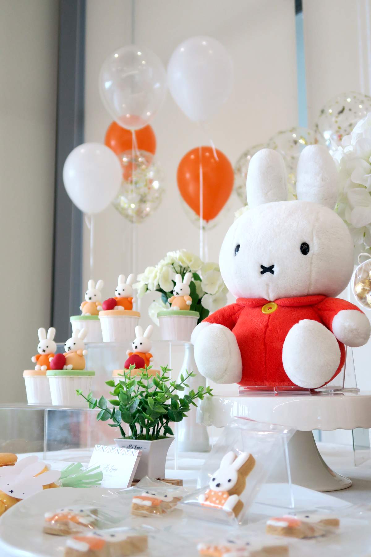 Miffy Theme Birthday Party Ideas | Photo 3 of 15 | Catch My Party