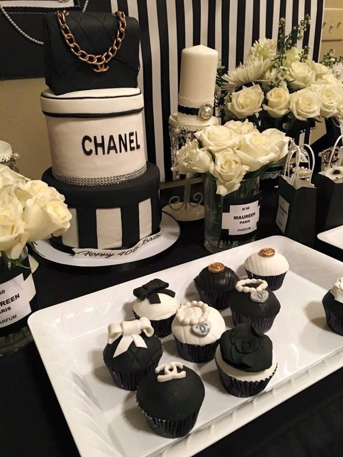 Chanel Birthday Party Ideas | Photo 6 of 39 | Catch My Party