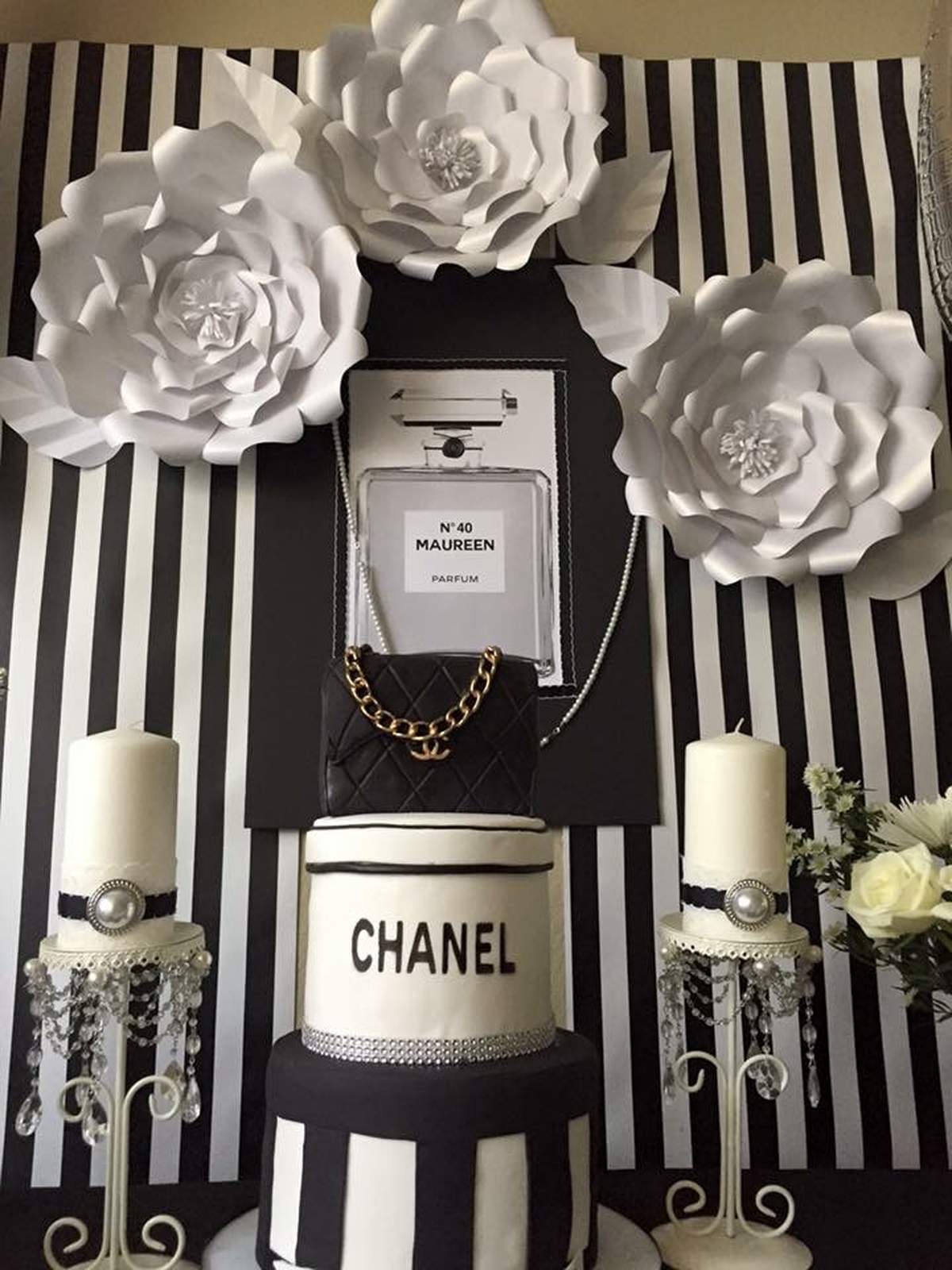 Chanel Birthday Party Ideas | Photo 8 of 39 | Catch My Party