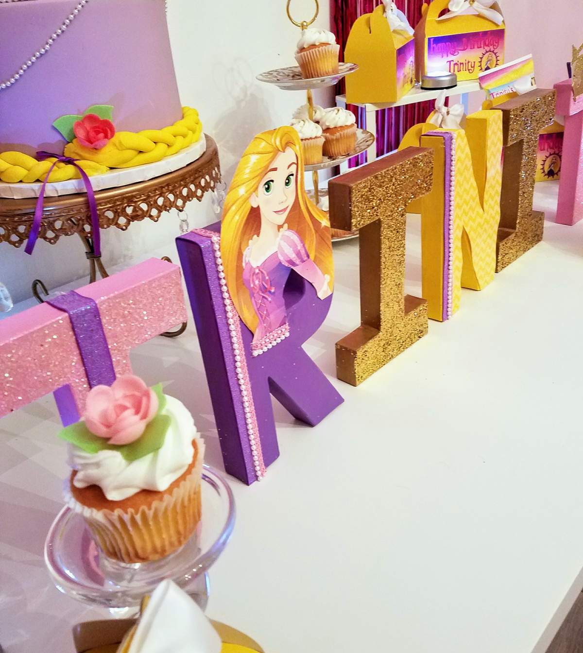 Rapunzel Birthday Party Ideas | Photo 4 of 16 | Catch My Party