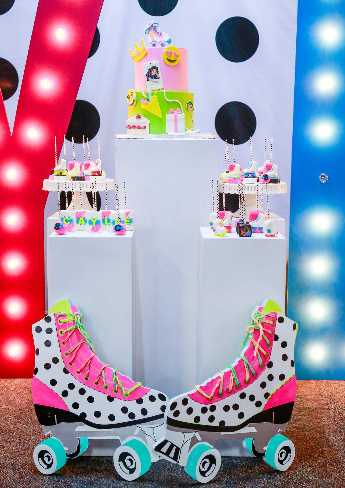 Skate Party Birthday Party Ideas | Photo 21 of 38 | Catch My Party