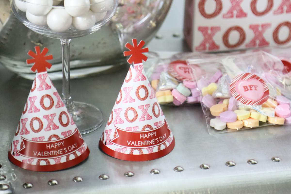 Conversation Hearts Valentine's Day Party Valentine's Day Party Ideas ...