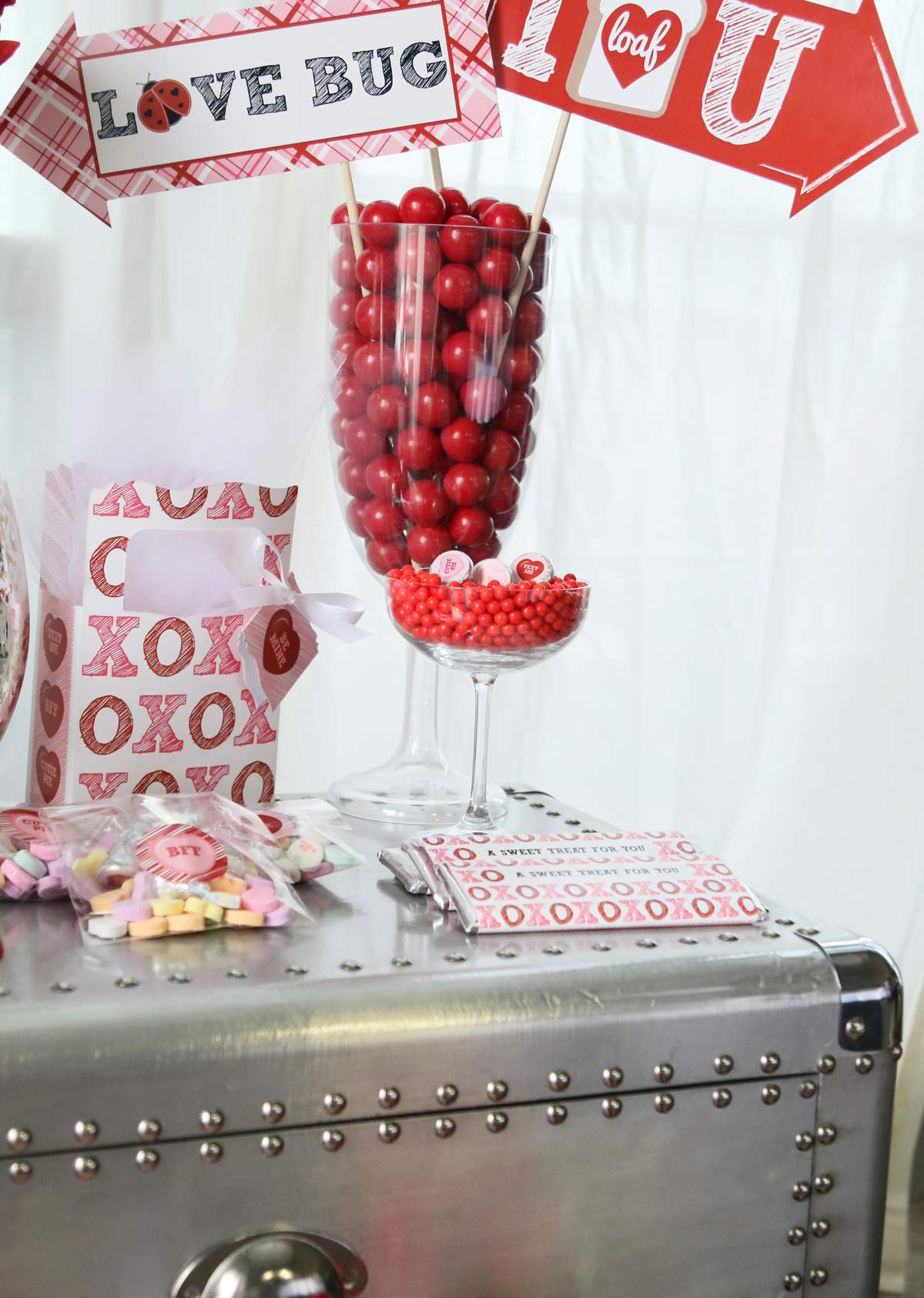 Conversation Hearts Valentine's Day Party Valentine's Day Party Ideas ...