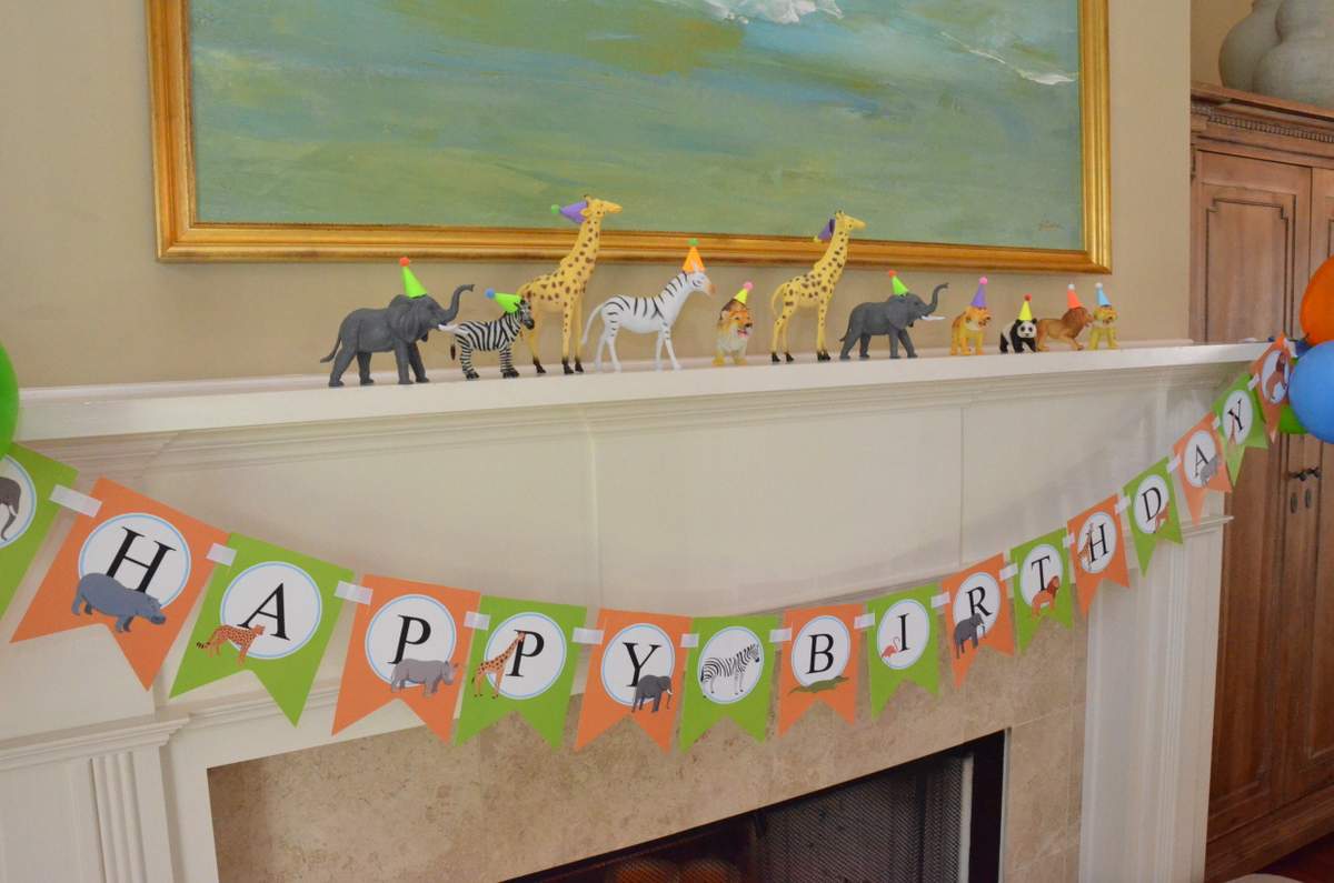 safari/ zoo animals/ animal parade Birthday Party Ideas | Photo 12 of ...
