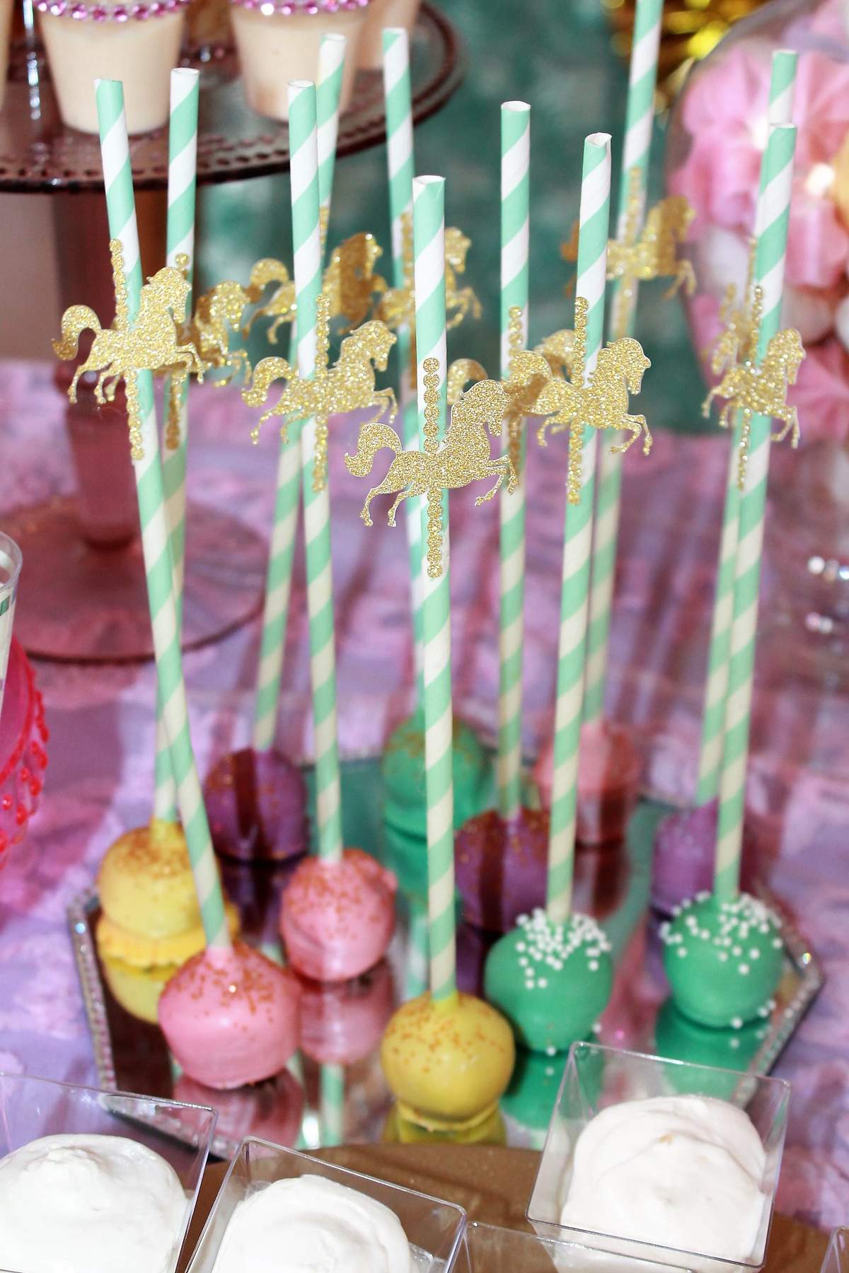 Carousel Birthday Party Ideas | Photo 10 of 58 | Catch My Party