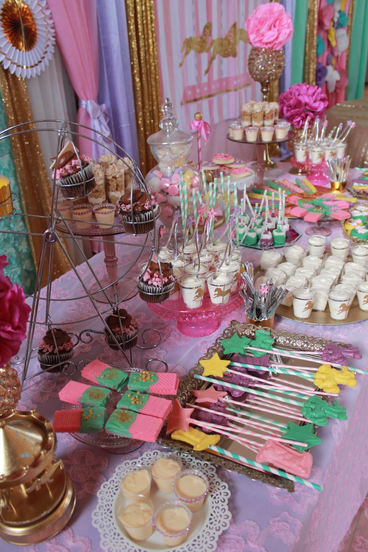 Carousel Birthday Party Ideas | Photo 10 of 58 | Catch My Party