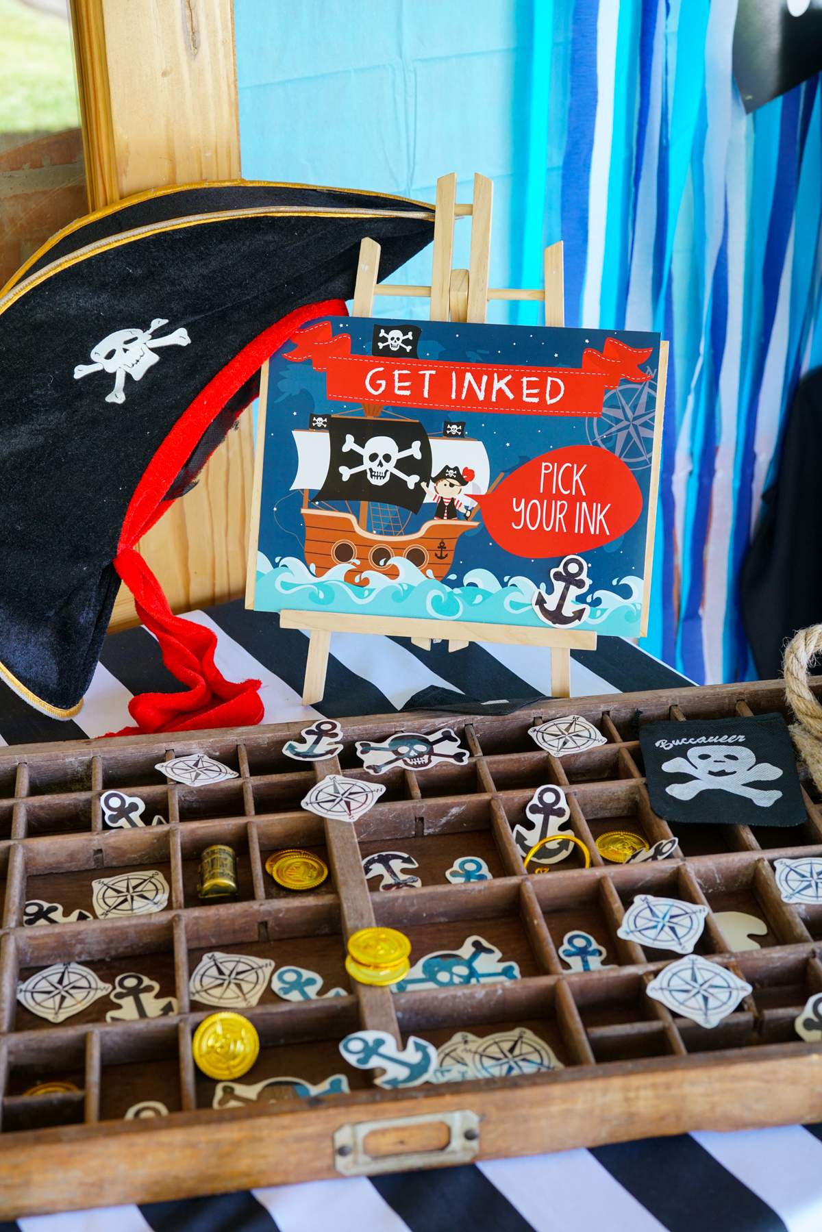 Classic Pirate Party Birthday Party Ideas | Photo 1 of 24 | Catch My Party