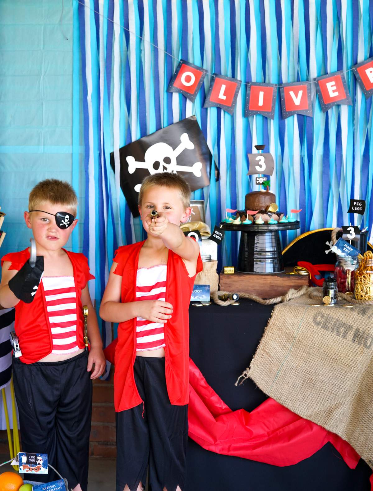 Classic Pirate Party Birthday Party Ideas | Photo 1 of 24 | Catch My Party
