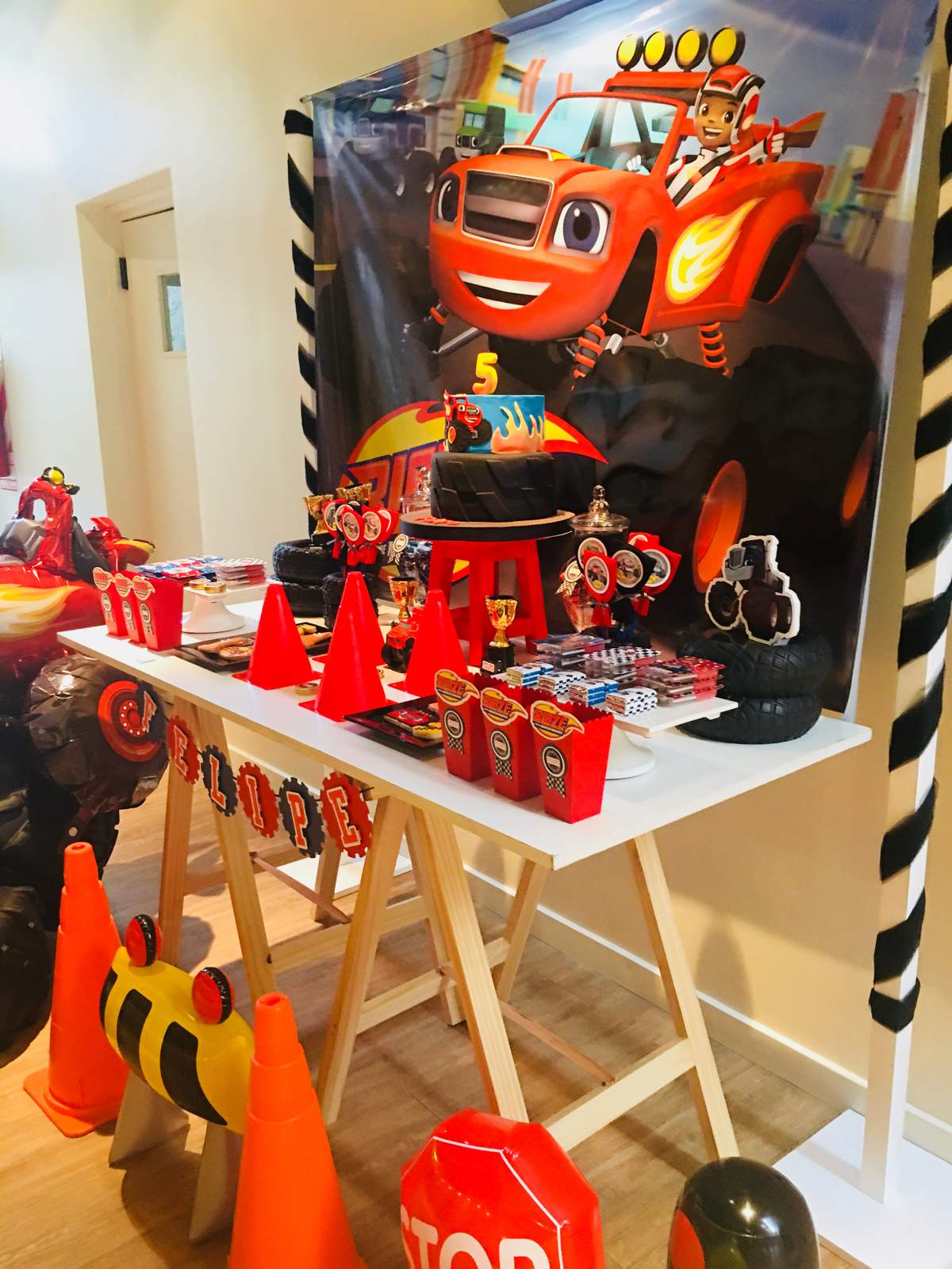 Blaze and the Monster Machine Birthday Party Ideas | Photo 1 of 21 ...